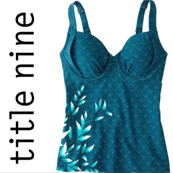 Title nine | Swim | Title Nine Bodacious Tankini Swim Top Floral Detail ...